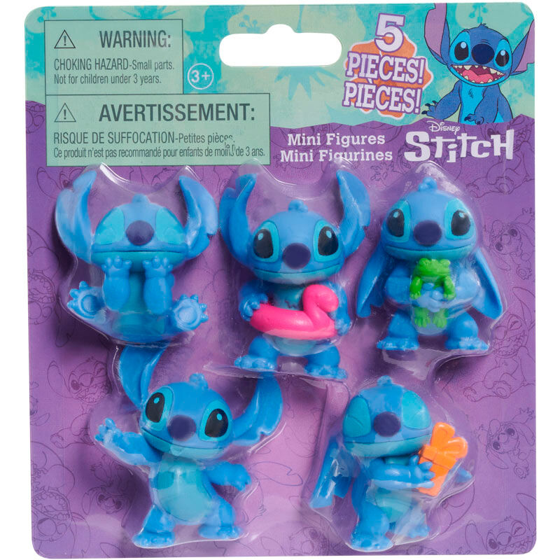 Regali & Gadget: Disney Stitch set 5 figure